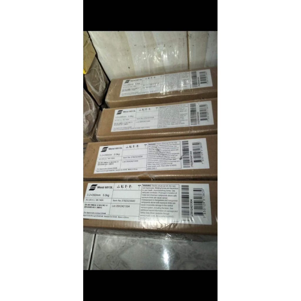 Jual KAWAT LAS ESAB Weld 6013 Size. 3.2MM AWS E6013 | Shopee Indonesia