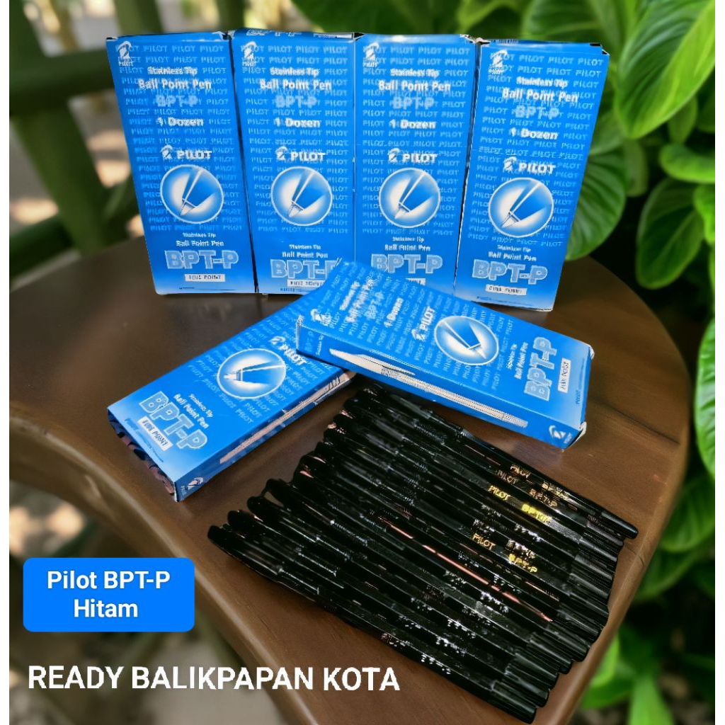 Jual Pulpen pilot BPT-P hitam isi 12 pcs / pack | Shopee Indonesia