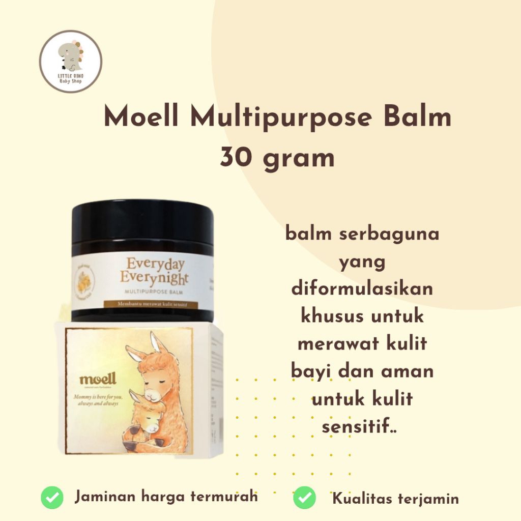 Jual Moell Everyday Everynight Multipurpose Balm 30gram | Shopee Indonesia