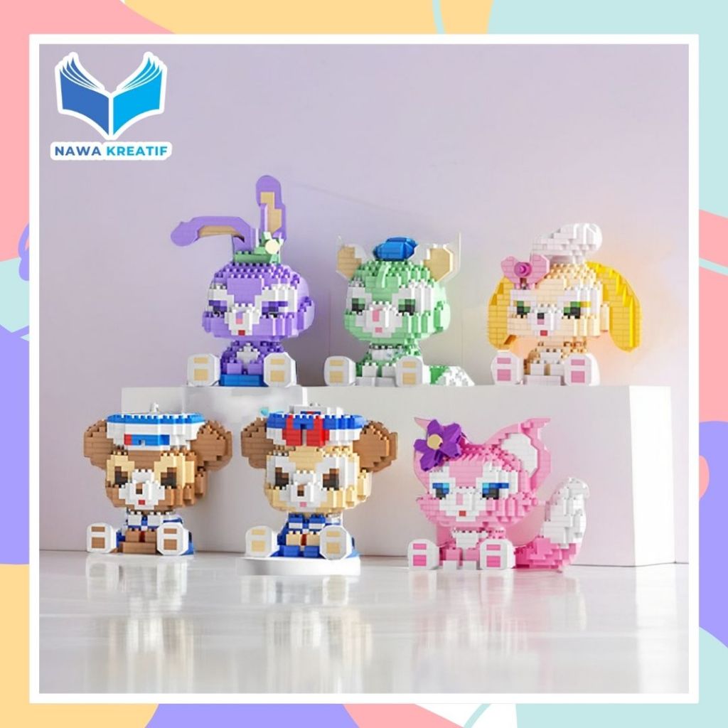 Jual NAWA Mainan Block Bricks Model Balok Susun Series Besar Jumbo ...