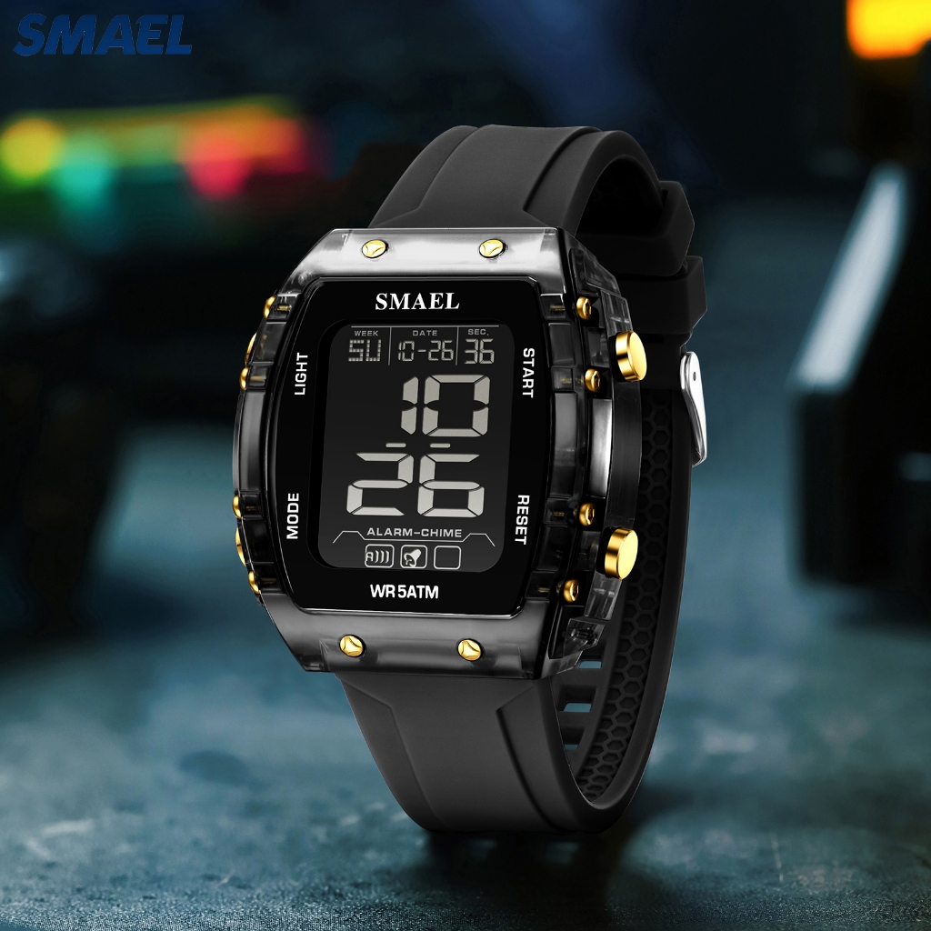 Jual SMAEL 8108 Jam Tangan Elektronik Serbaguna untuk Pasangan dengan ...