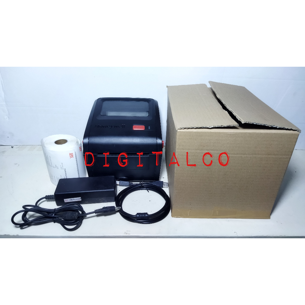 Jual Honeywell PC42D Thermal Printer Stiker Label Resi Kirim Barcode Utuh Tidak Bergaris ...