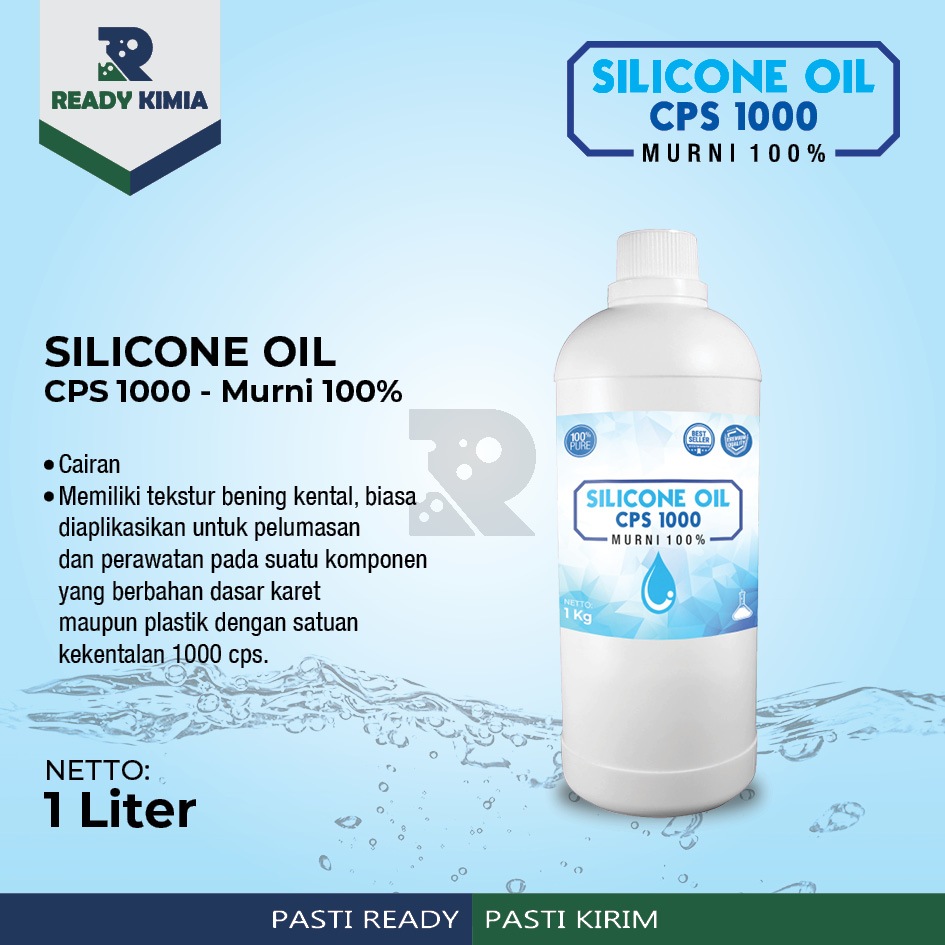 Jual Silicon Oil Minyak Silikon 1LITER 1LT Silicone Oil Silikon 1000 ...