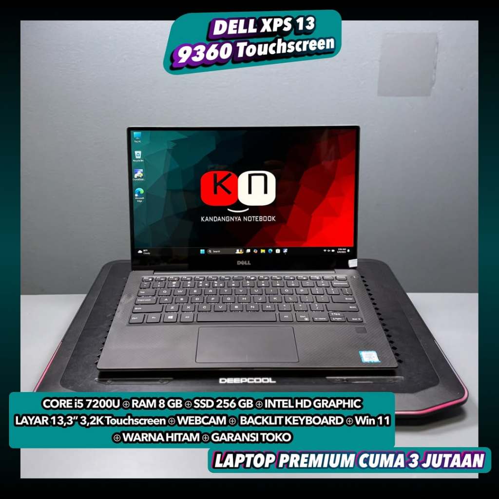 Jual Dell Xps 9360 Touchscreen Core i5 Ram8GB SSD 1TB 13 inch 3,2k Touch | Shopee Indonesia