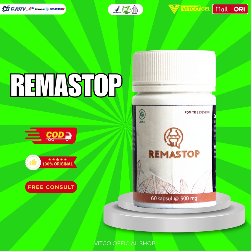 Jual REMASTOP Isi 60 Kapsul - obat asam urat - obat nyeri sendi dan ...