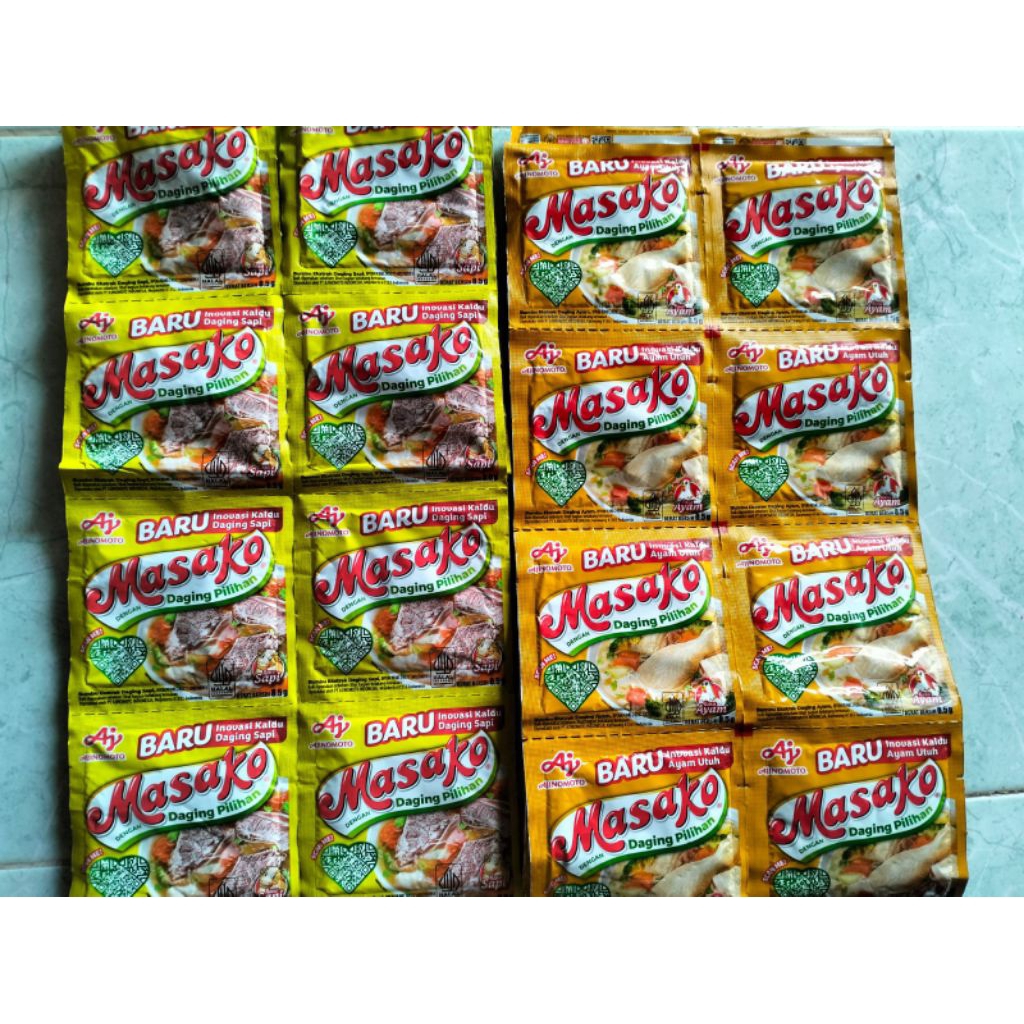 Jual MASAKO BUMBU KALDU Ayam/ Sapi 1 Renceng ( 12 Sachet) | Shopee ...