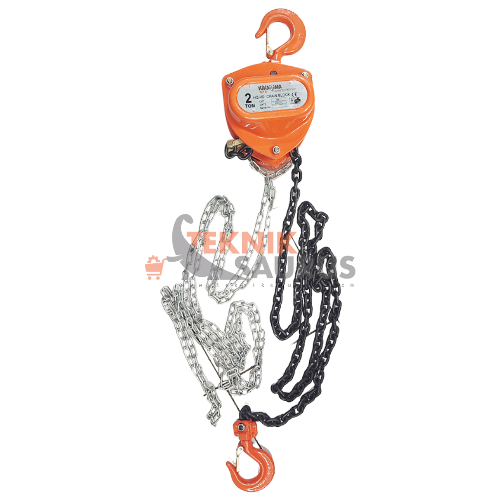 Jual Kikaijima Chain Block / Takel Katrol 2 Ton x 3 Meter | Shopee ...