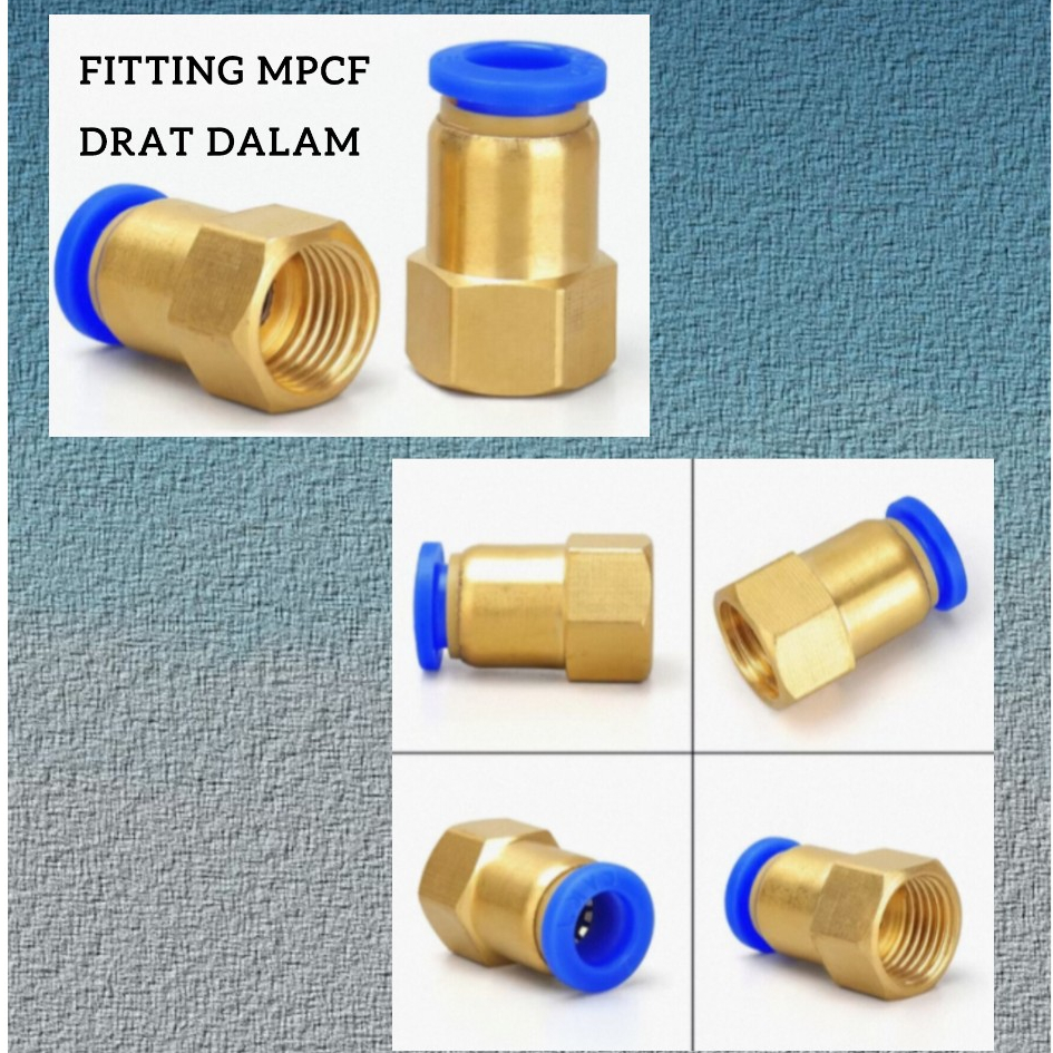 Jual MPCF FITTING PNEUMATIC LURUS DRAT DALAM FITTING LURUS DRAT FEMALE ...