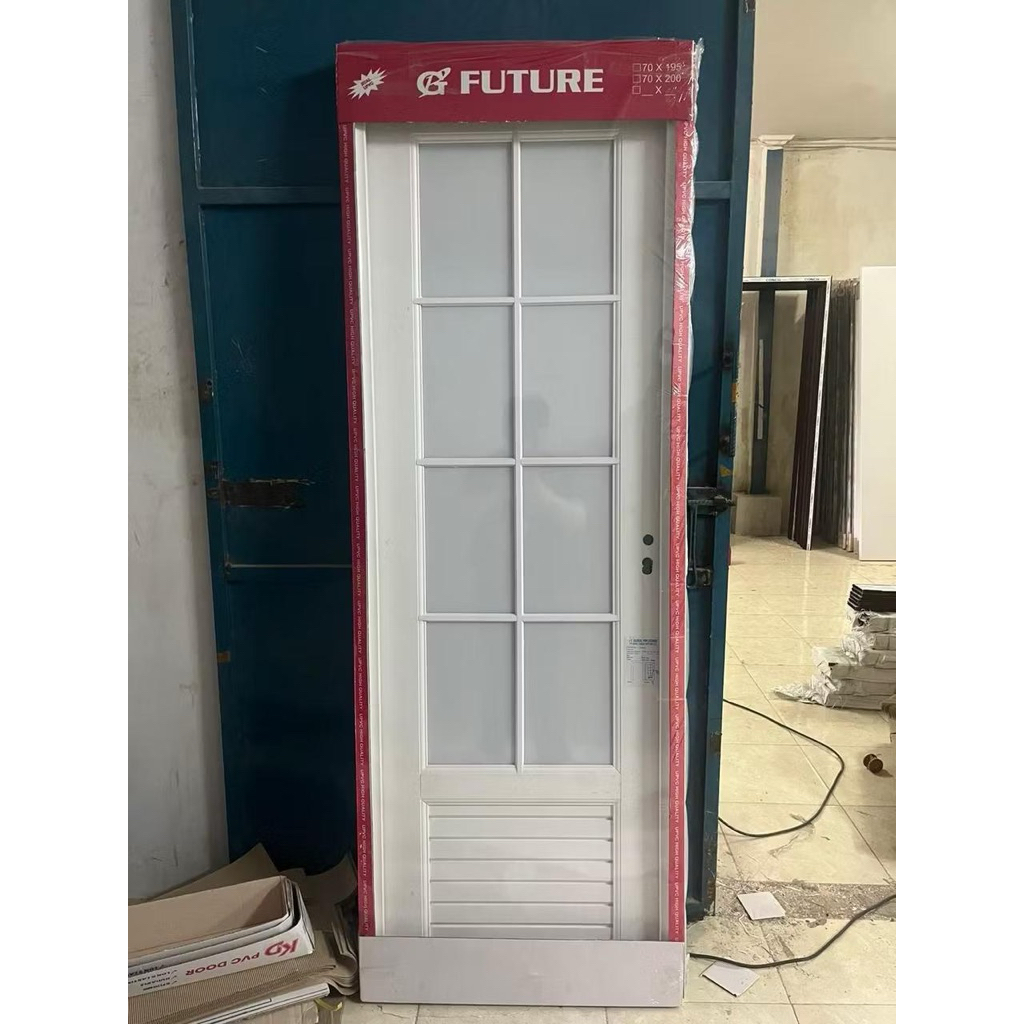 Jual Pintu Upvc Motif Kaca ( Bisa Custom Ukuran ) | Shopee Indonesia