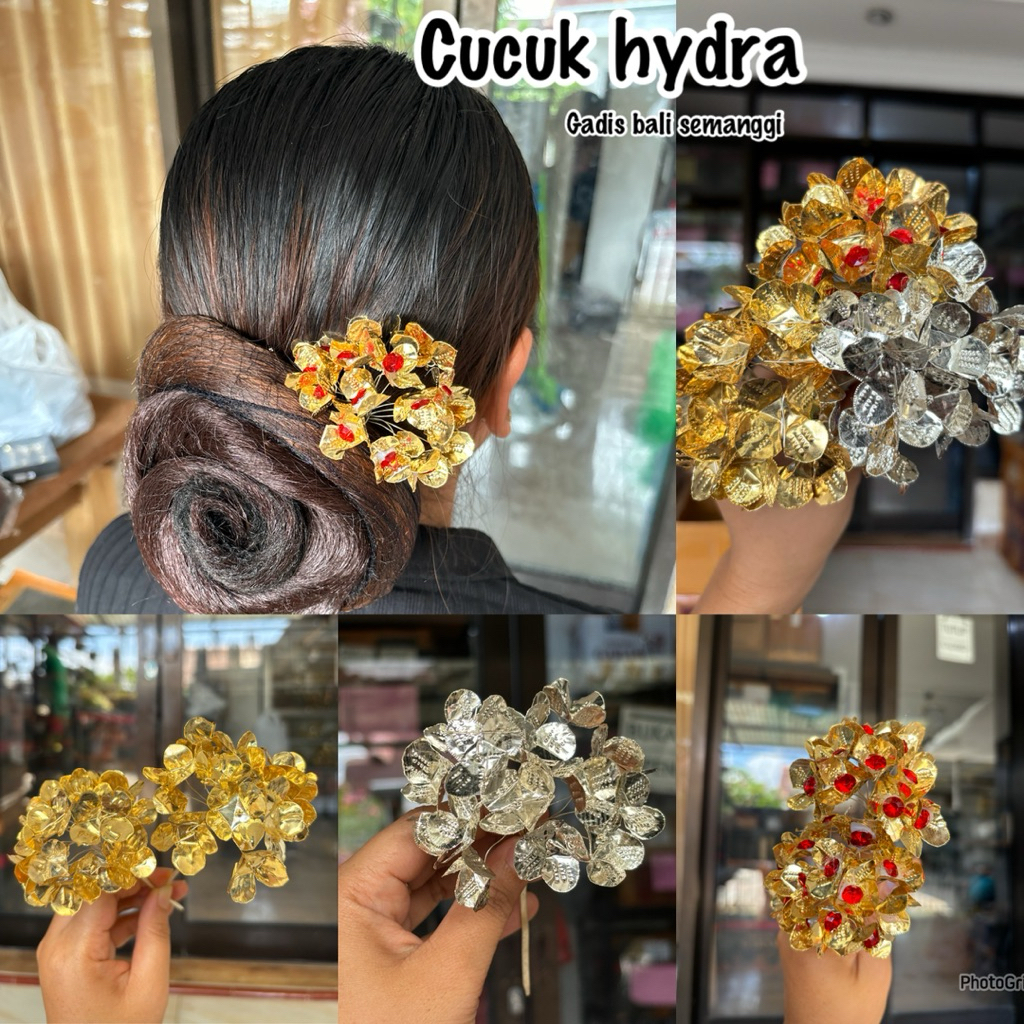 Jual cucuk hydra gold silver & kombinasi/ cucuk premium/ bunga sanggul ...