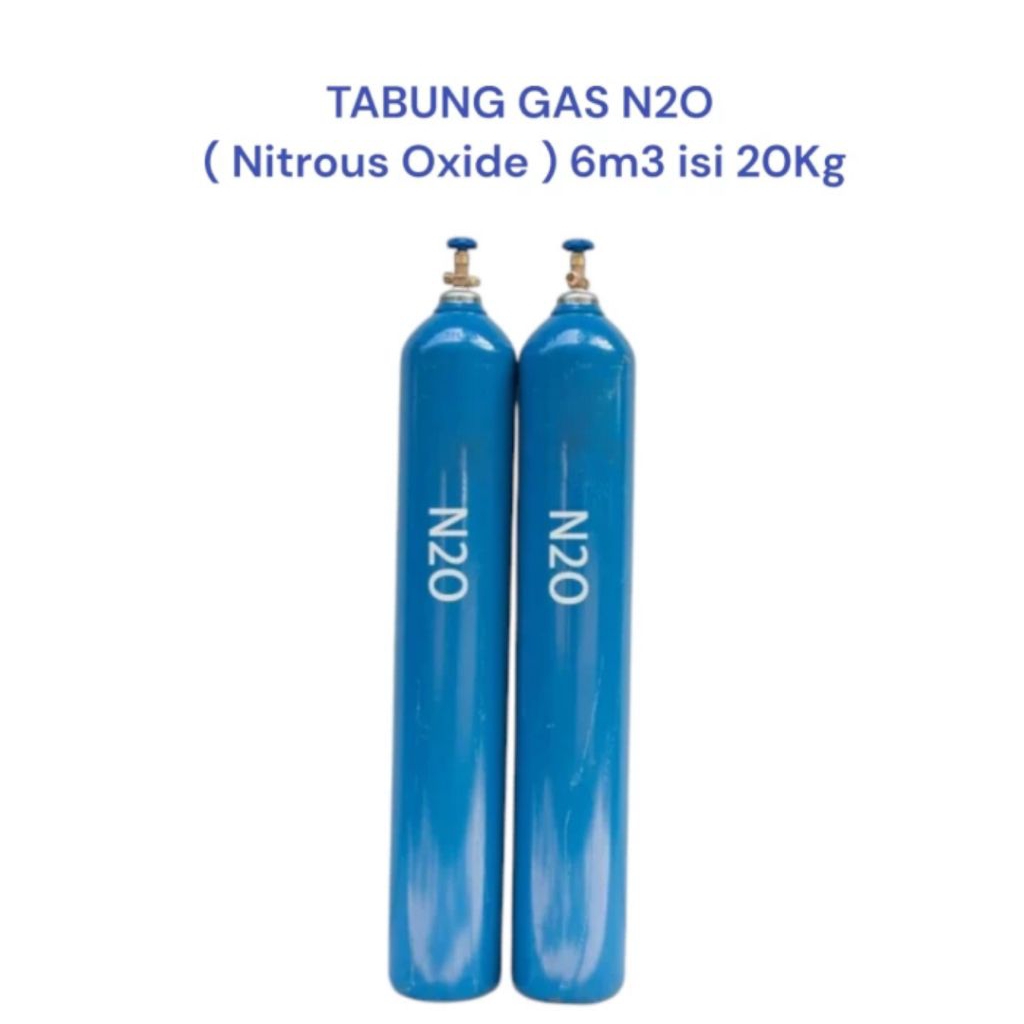 Jual tabung gas Nitrous Oxide ( N20 ) ukuran 6m3 ( 40 Liter ) Isi 20kg ...