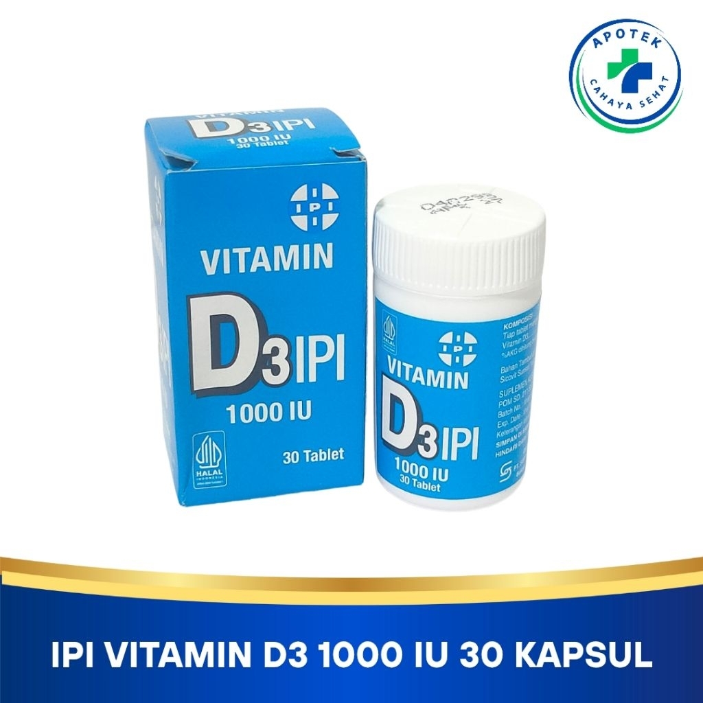 Jual IPI Vitamin D3 1000 IU 30 Kapsul | Shopee Indonesia