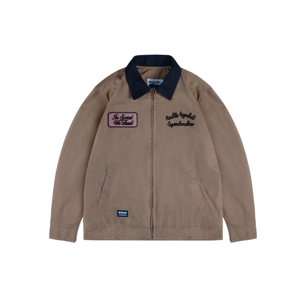 Jual BULLS SYNDICATE Deck Jacket | Achiles Brown | Shopee Indonesia