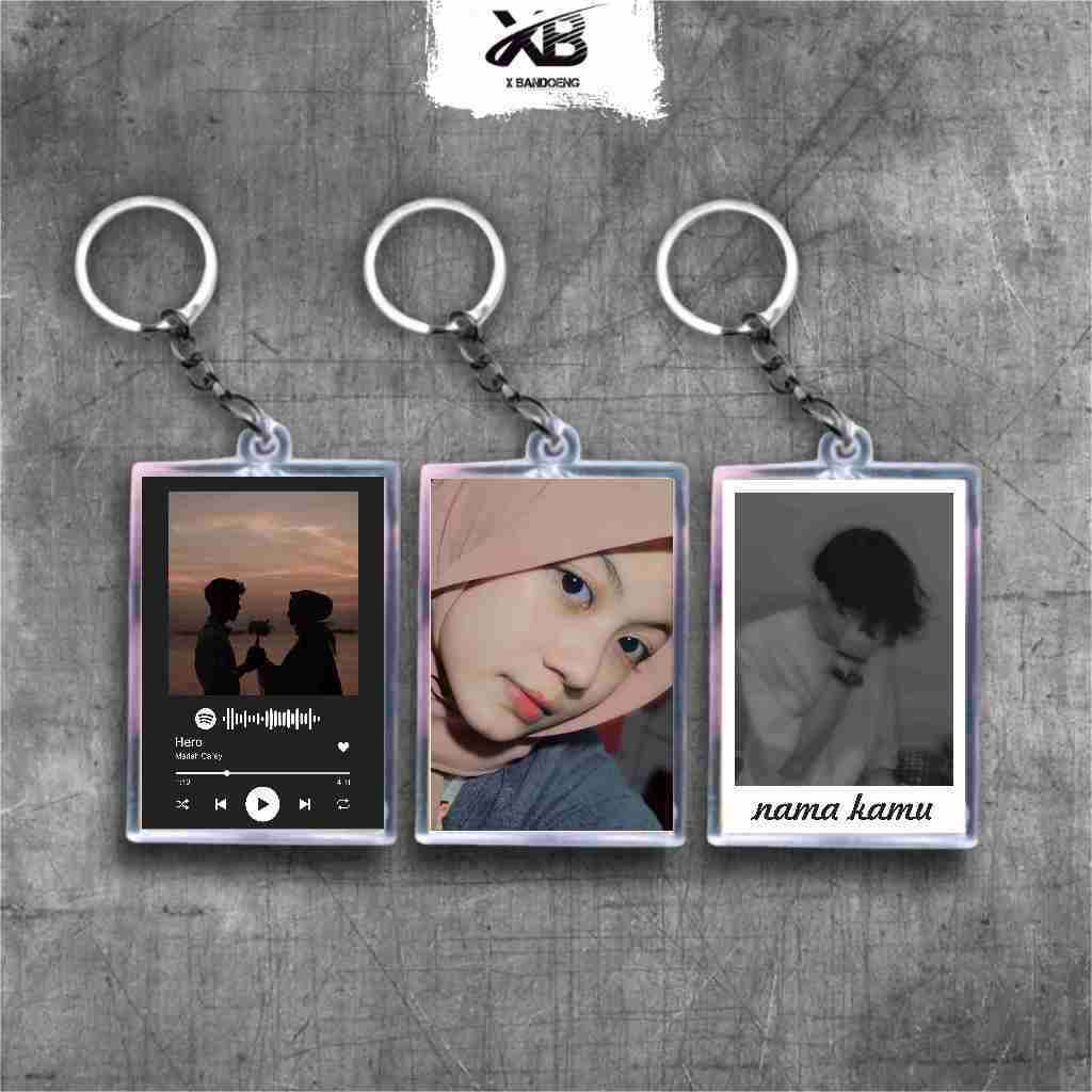 Jual GANTUNGAN KUNCI Akrilik Custom Keychain Foto Dua Sisi Ganci ...