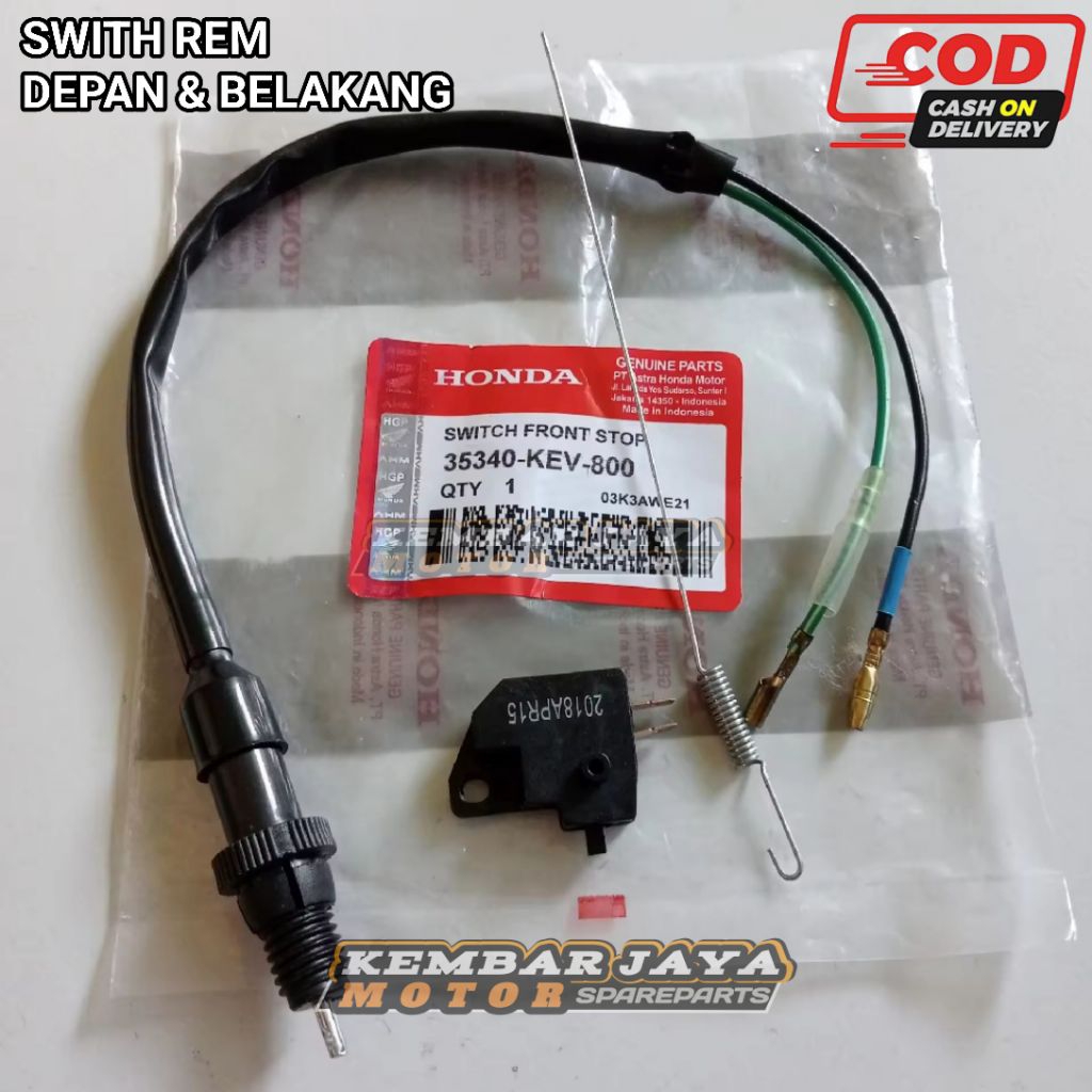 Jual TERMURAH! 1 SET SWITCH REM DEPAN BELAKANG SUPRA X SUPRA FIT REVO ...