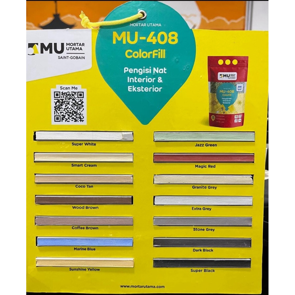 Jual SEMEN NAT KERAMIK MU-408 kemasan 1kg | Shopee Indonesia