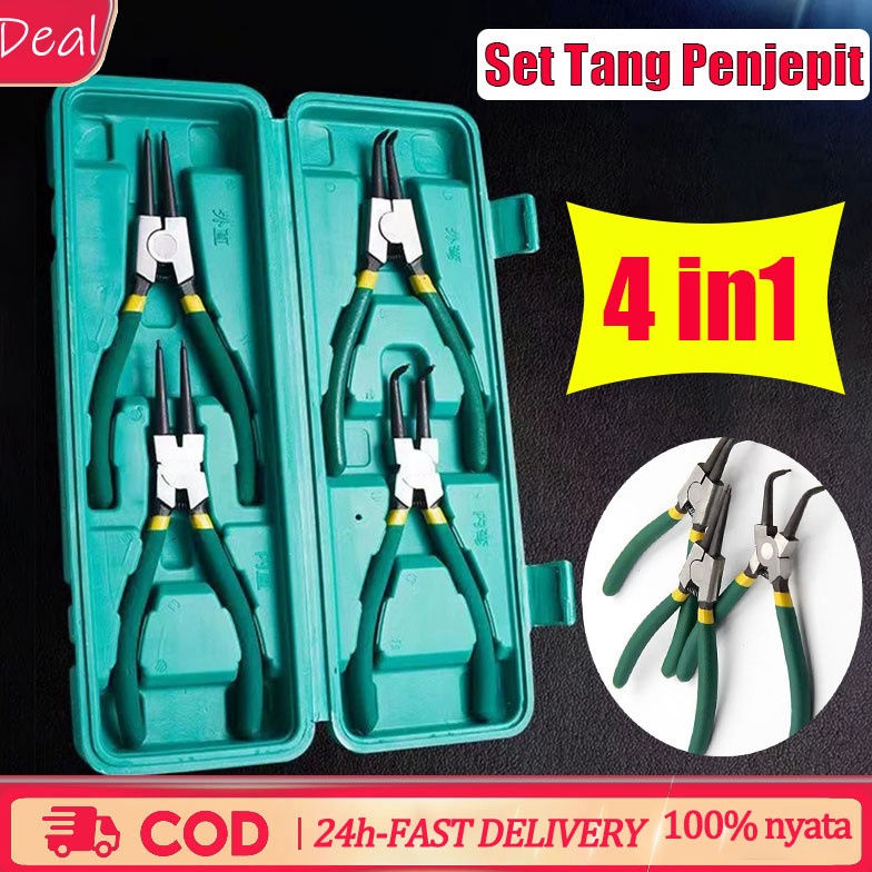 Jual KODE D97Q Tang snap ring Tang Combination Multifungsi cin 4 IN 1 7 ...