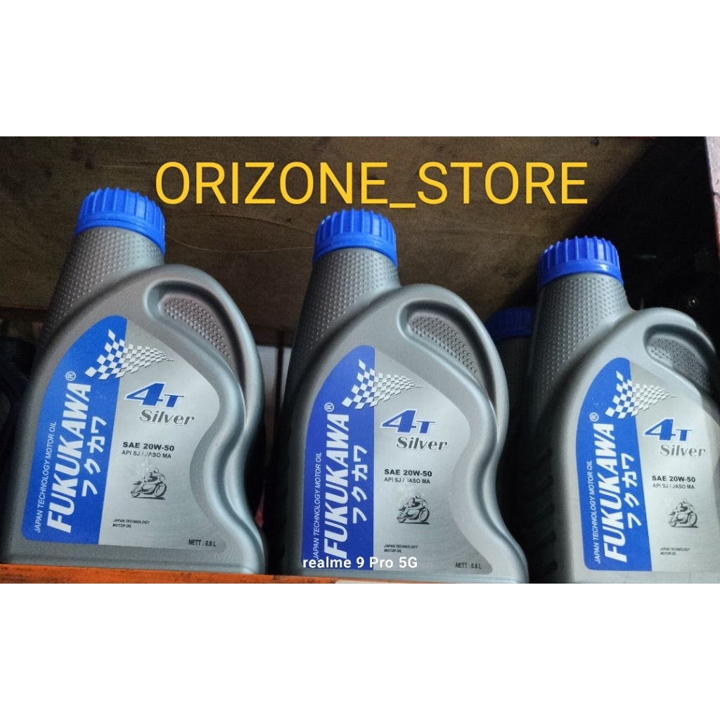 Jual Oli FUKUKAWA silver 4T 20W-50 0,8 liter Original japan | Shopee ...