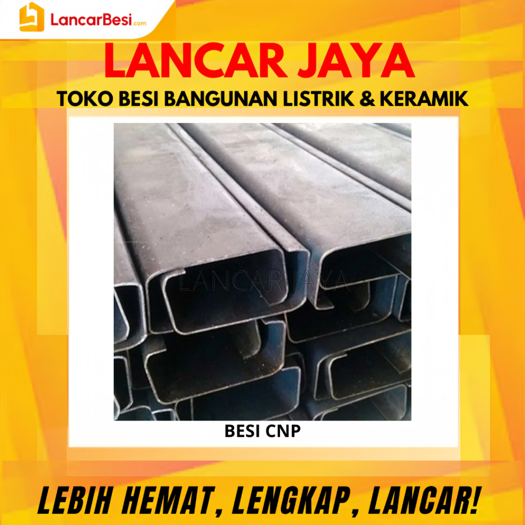 Jual Besi CNP 125x50 | 2.3 (B) | 2.3 (A) | 2.3 (SII) | 2.5 (B) | 3.0 (B ...