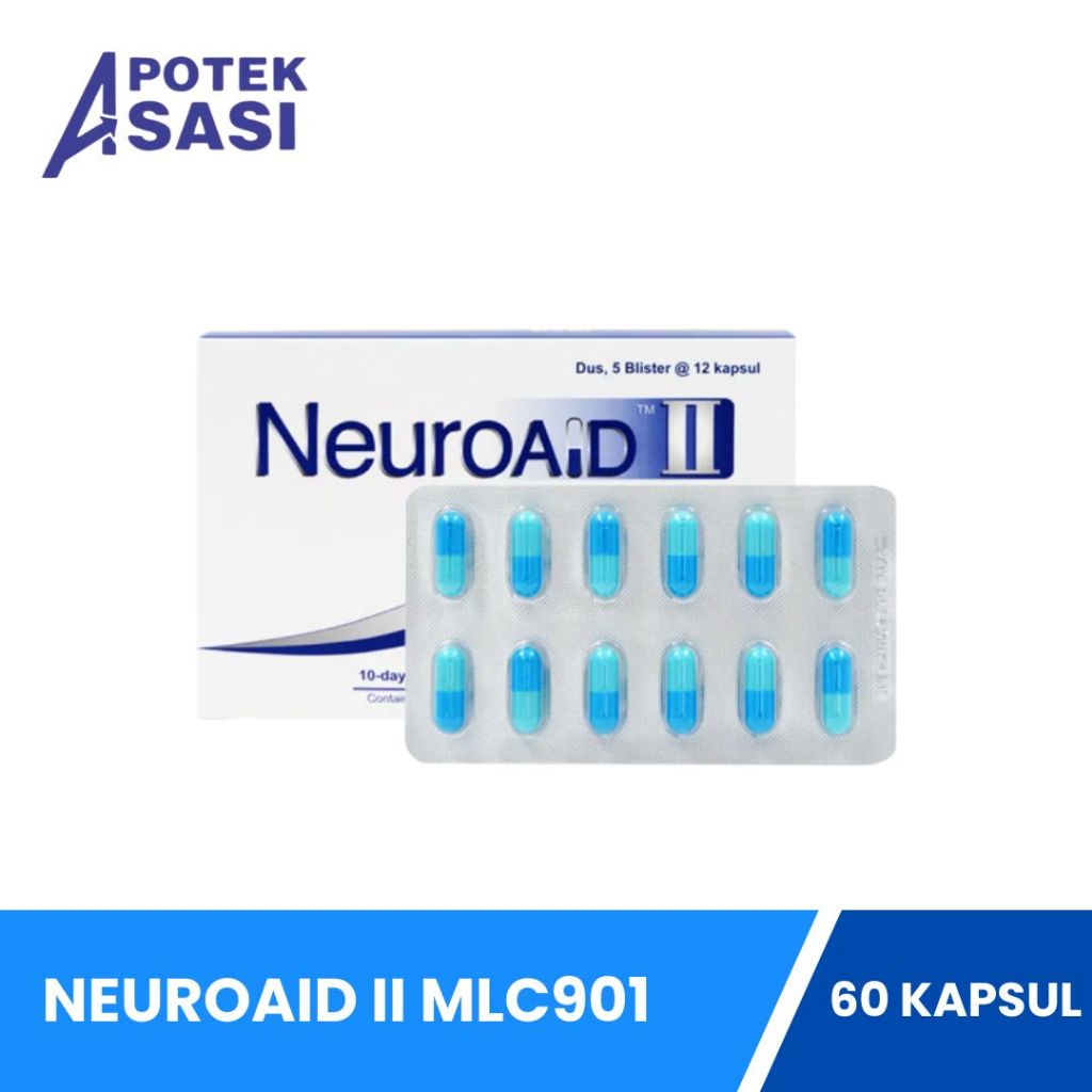 Jual Neuroaid II MLC901 (Mersi) Box Isi 60 Kapsul | Shopee Indonesia
