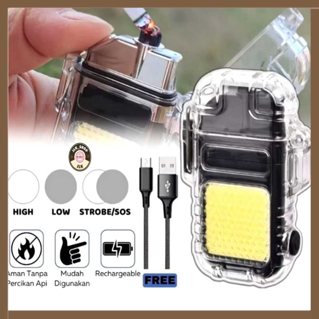 Jual (JLK)Korek Api Elektrik /Listrik Senter Lampu Usb Type C ...