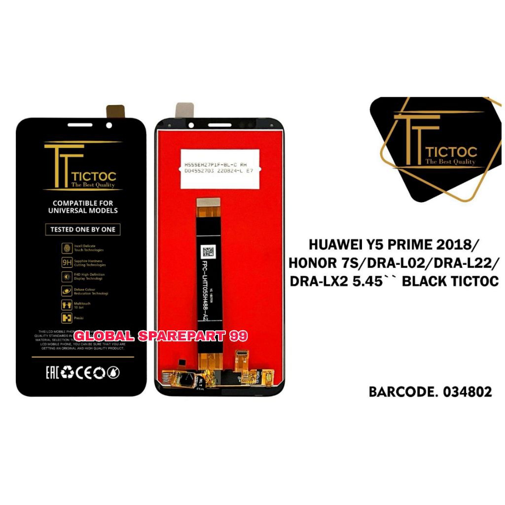 Jual LCD HUAWEI Y5 PRIME 2018 / HONOR 7S DRA-L02 DRA-L22 DRA-LX2 TICTOC ...