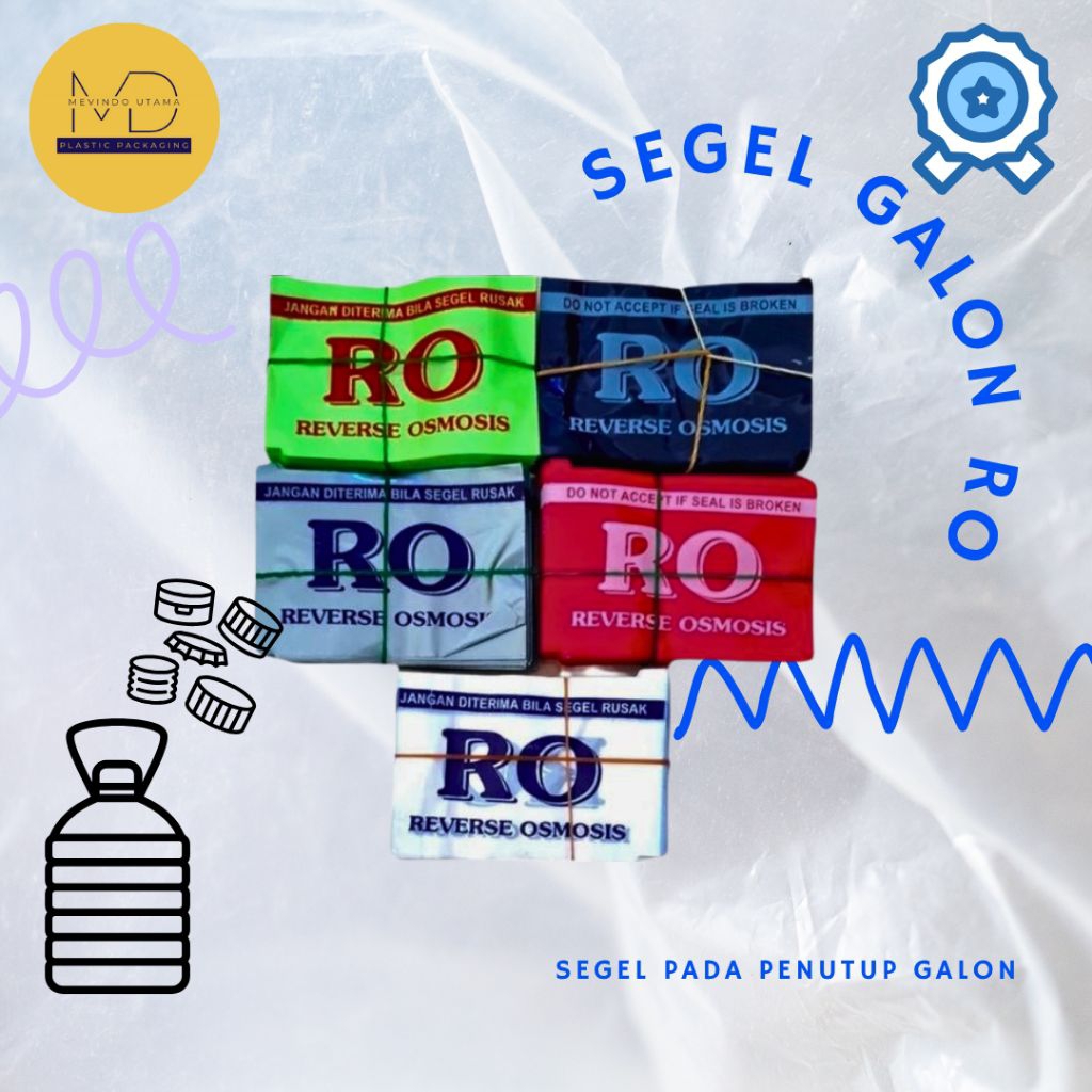 Jual Segel Galon RO (1 ikat = 200 Pcs) | Shopee Indonesia