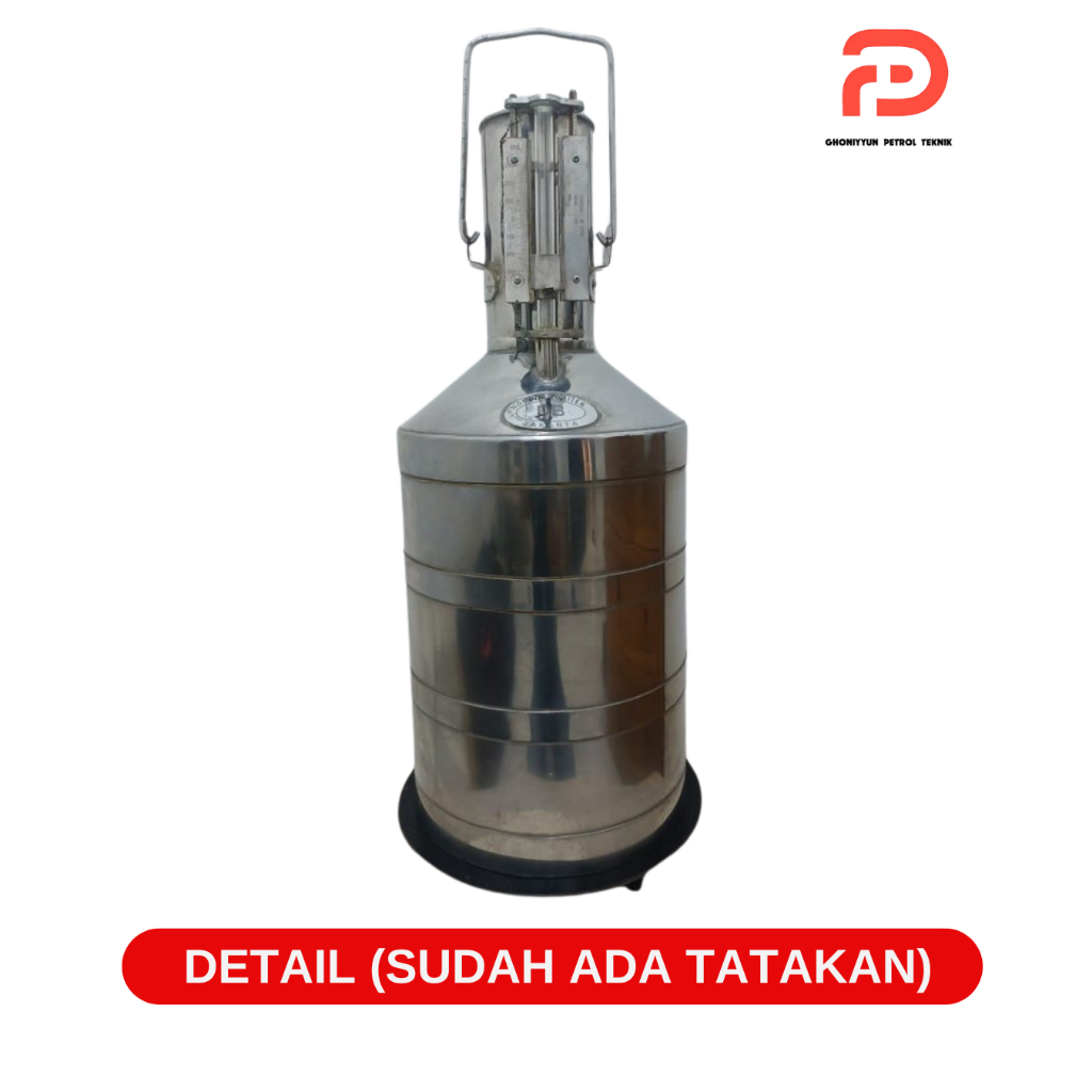 Jual BEJANA UKUR 20 LITER MERK DB ORI , SUDAH PACKING KAYU UNTUK SPBU ...