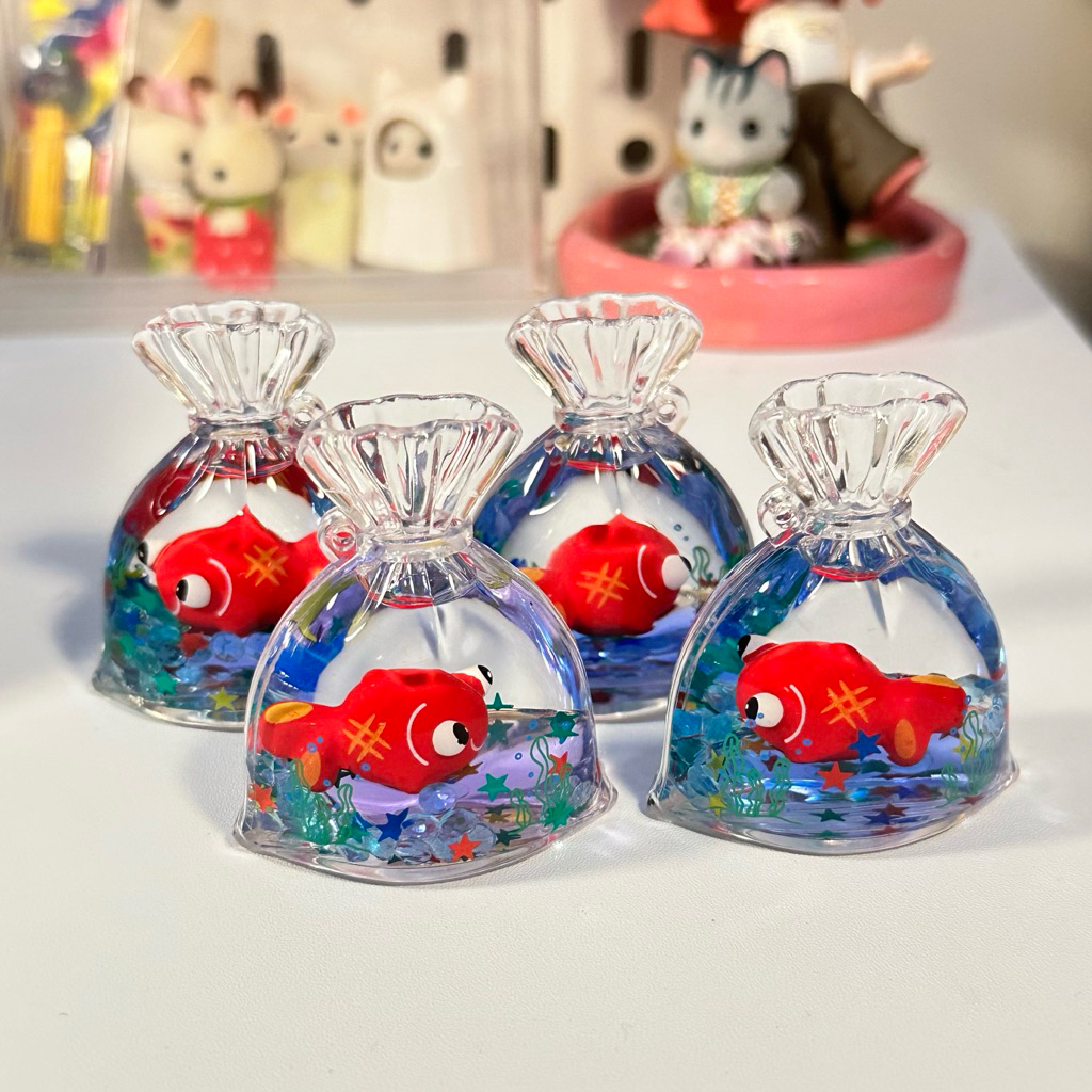 Jual Trinkets Gotochi Keychain Fish Bags Aquarium Tank Miffy Kirby ...