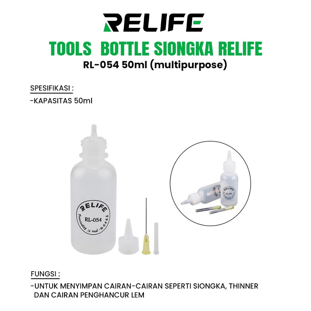 Jual BOTOL SIONGKA RELIFE RL-054 50ML (MULTIPURPOSE) | Shopee Indonesia