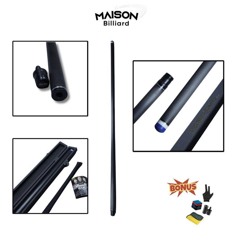 Jual JFlowers SMO Shaft Carbon Stick Billiard - Tip 12.5 mm dan Taper ...