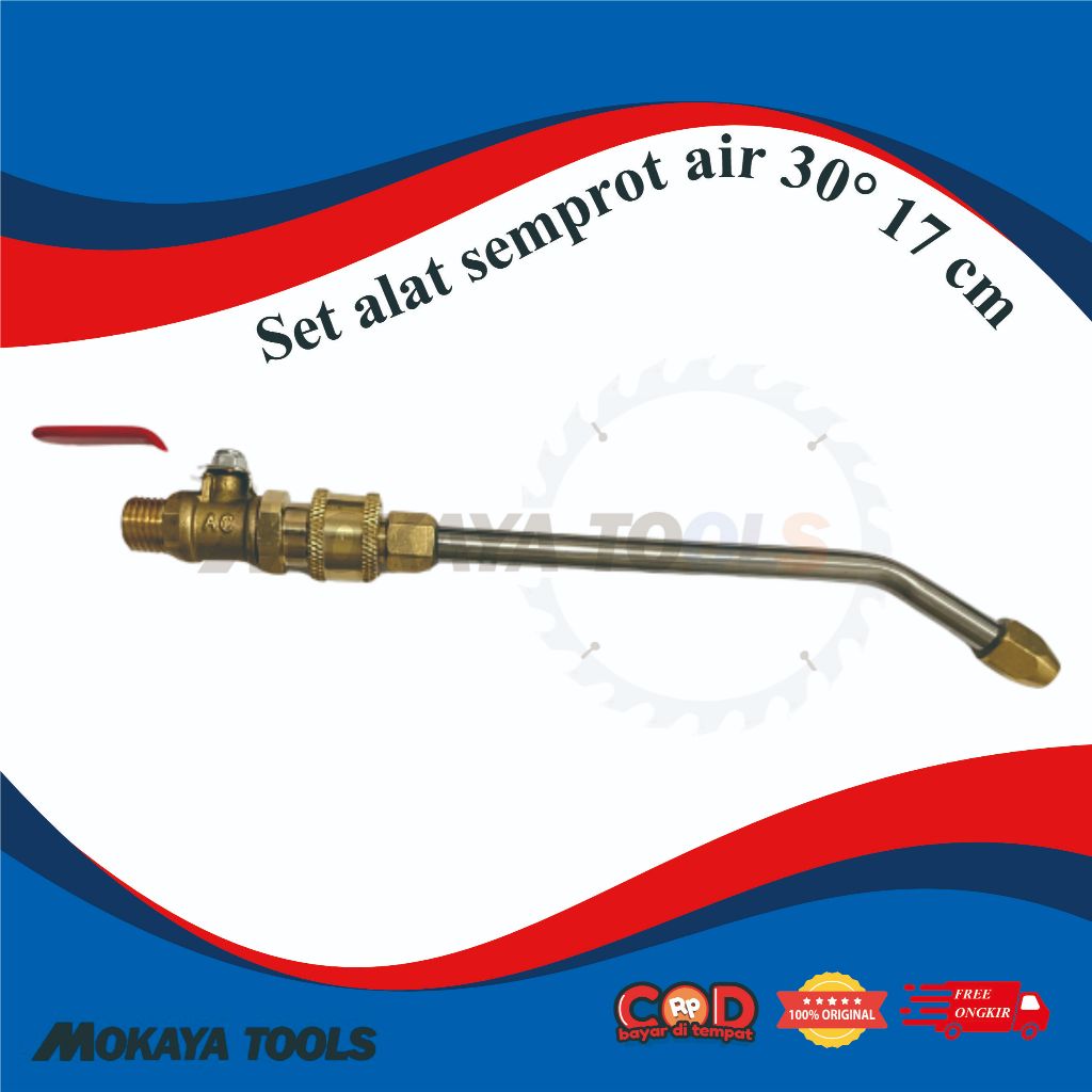 Jual set alat semprot air cuci ac motor mobil jet cleaner kran + nepel ...