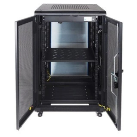 Jual INDORACK IR6020G CLOSE RACK 20U DEPTH 600MM GLASS DOOR - RACK ...