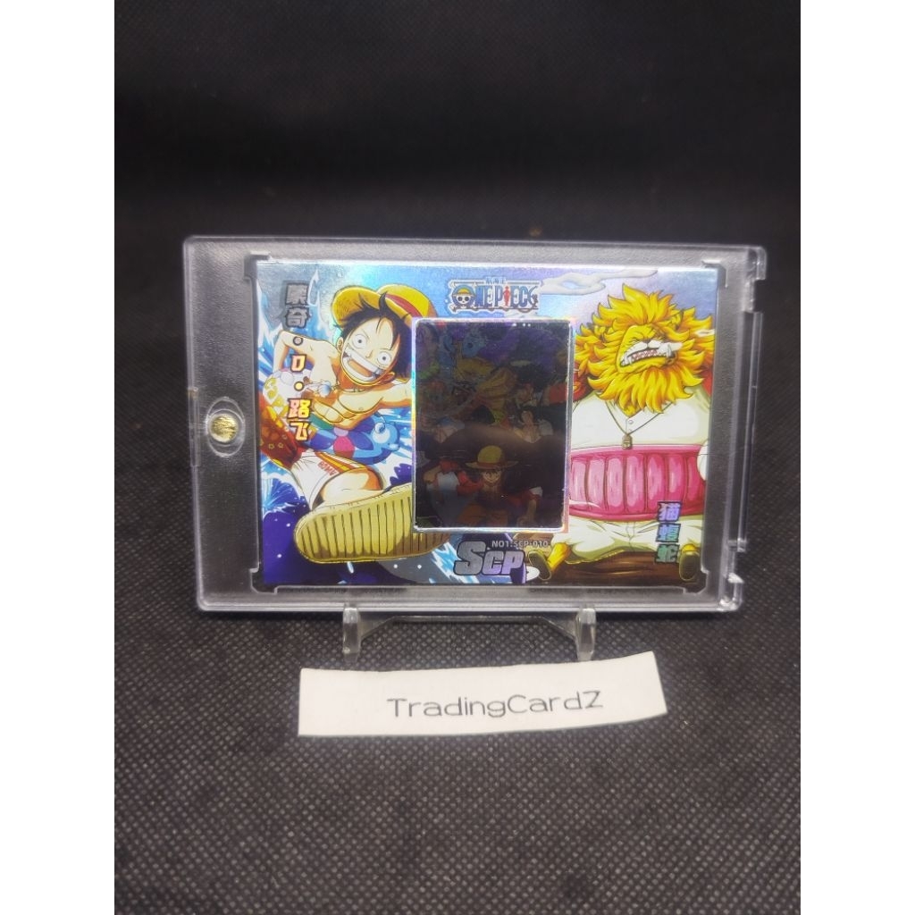 Jual One Piece Fan's made Trading Card SCP Luffy & Nekomamushi #No1:SCP ...