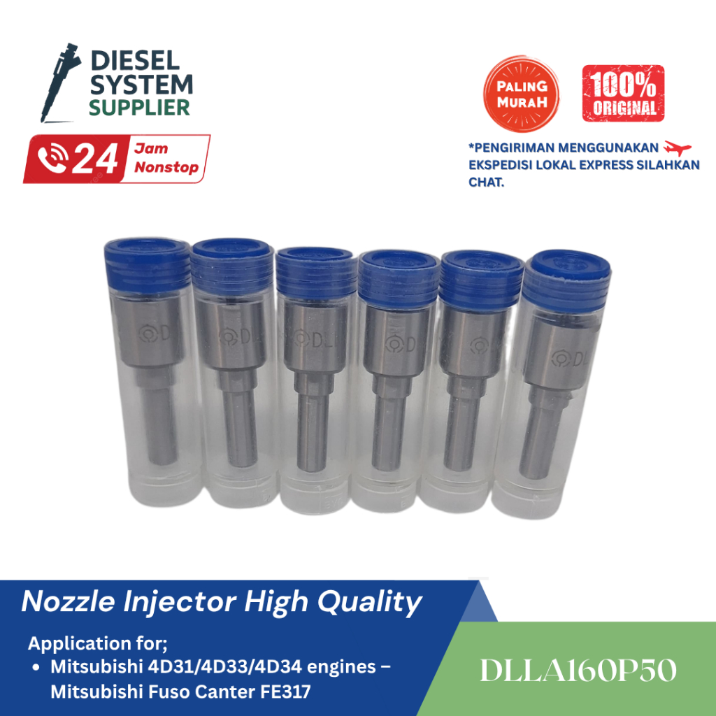 Jual 【DLLA160P50】BYC Nozzle Injector Kualitas Tinggi untuk Mitsubishi ...