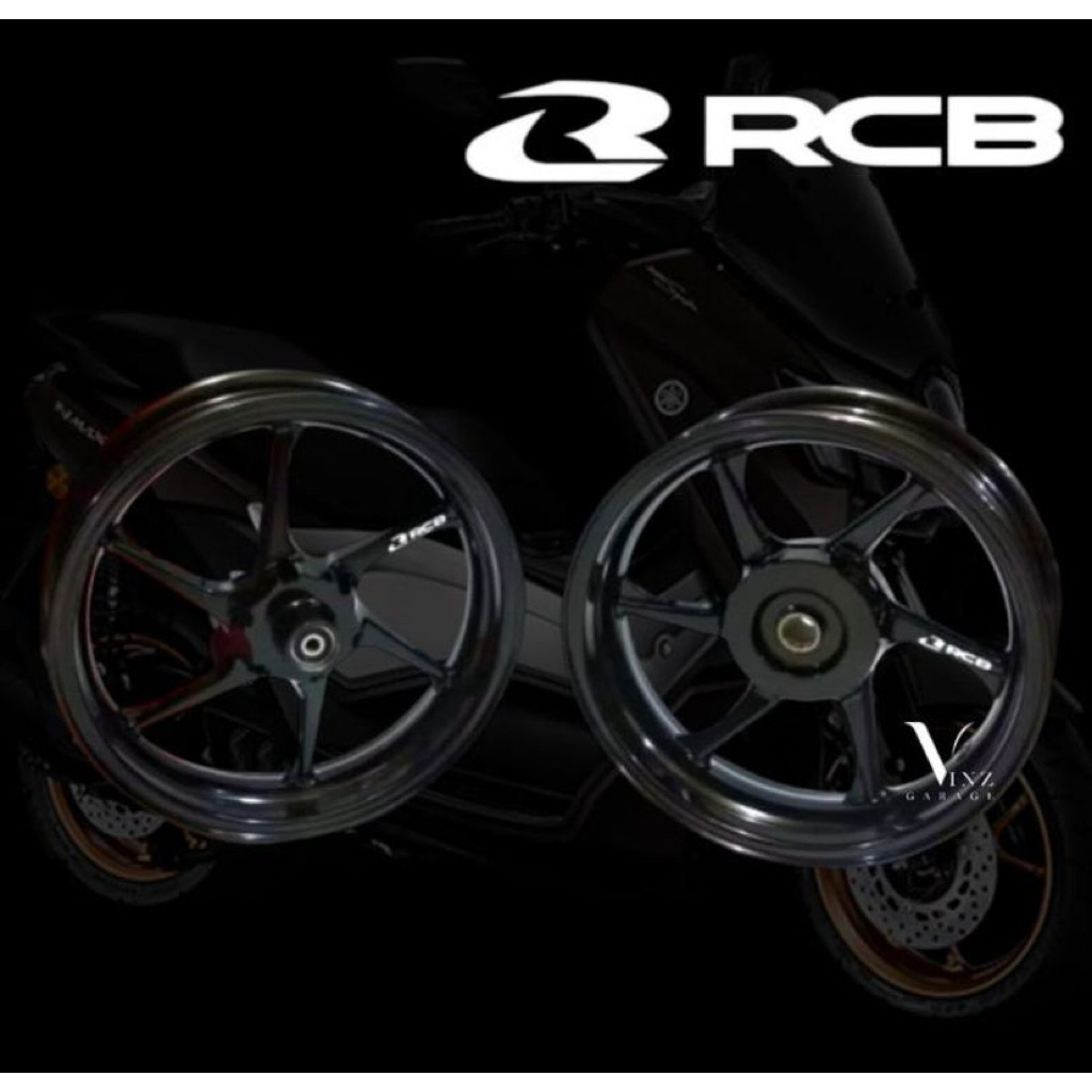 Jual Velg RCB Yamaha Nmax New Black // Velg RCB Nmax New Original By ...