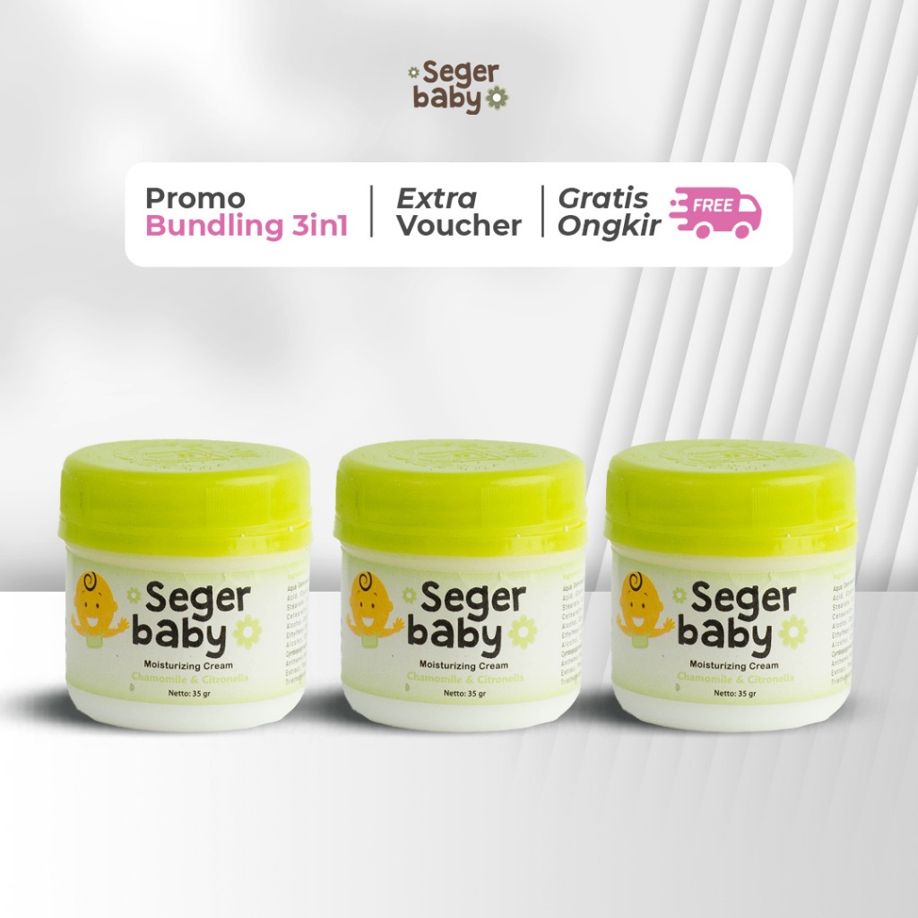 Jual Seger Baby Bundle 3in1 | Moisturizer Cream Chamomile & Citronella ...
