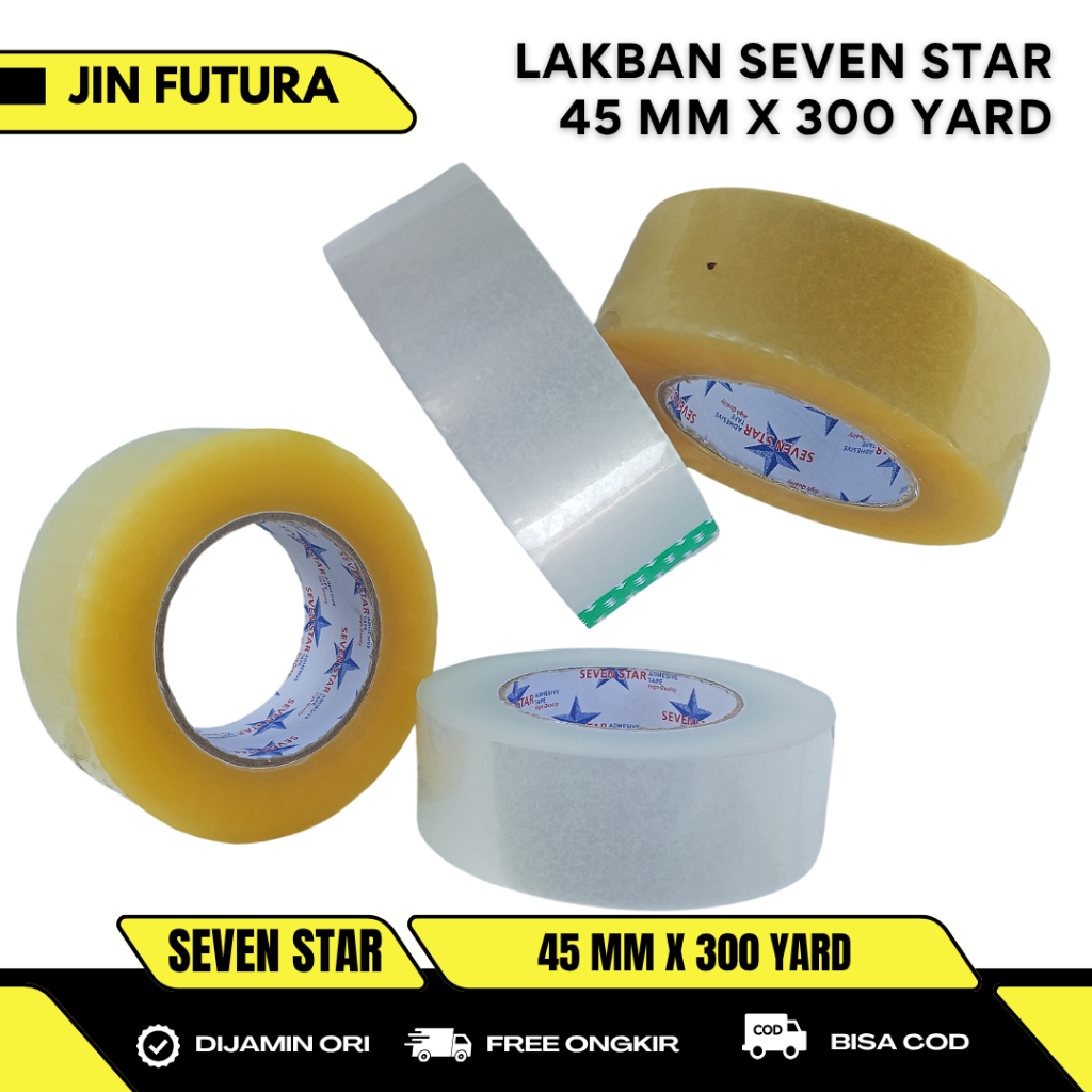 Jual Lakban Isolasi Jumbo 45mm x 300 Yard Coklat Bening | Shopee Indonesia