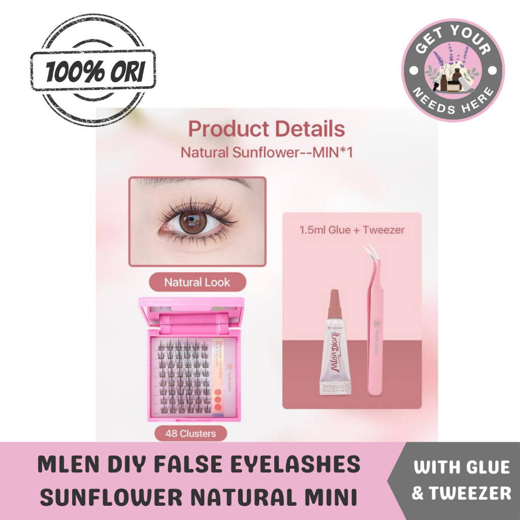 Jual Mlen Diary Sunflower Mini DIY Eyelashes Cluster Eyelashes with ...
