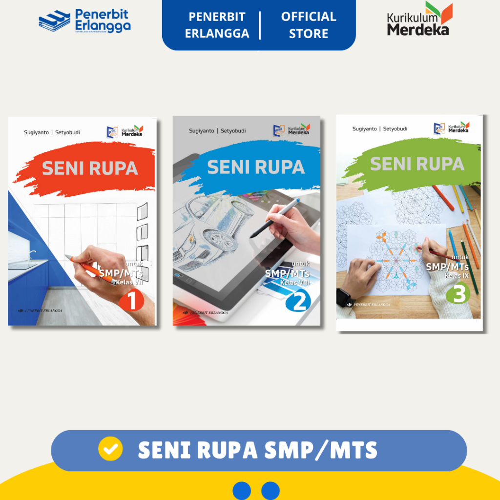 Jual [Erlangga Official] Seni Rupa Smp/Mts Kelas 7 8 9 Kurikulum Merdeka | Shopee Indonesia