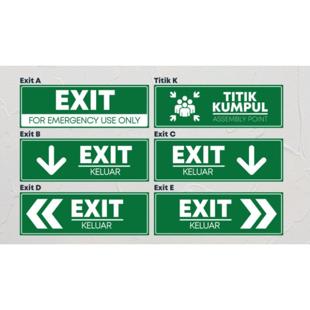 Jual SIGN AKRILIK / INFORMASI / HIMBAUAN / LARANGAN / PENUNJUK ARAH ...