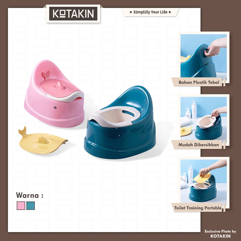 Jual KOTAKIN Toilet Training Anak WC Kloset Duduk Baby Potty Pispot ...