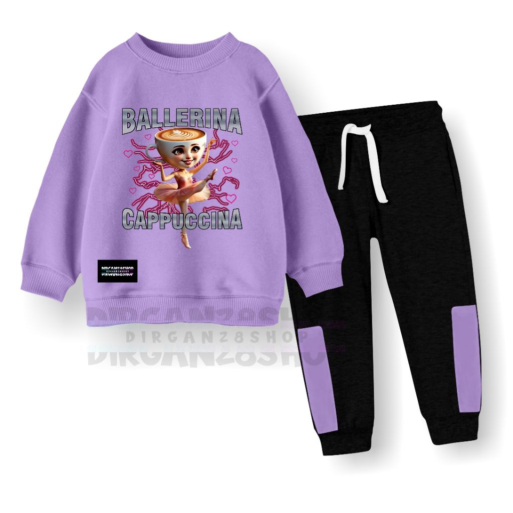 Jual One Set Joger Anak Perempuan Terbaru Gambar Anomali Ballerina Usia ...