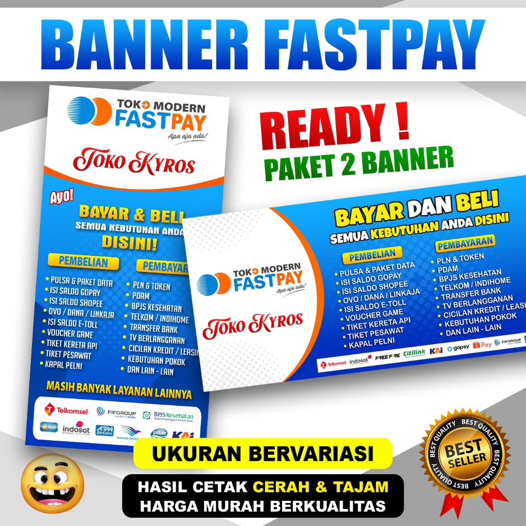 Jual BANNER SPANDUK FASTPAY PAKET 2 BANNER TERMURAH BERKUALITAS ...