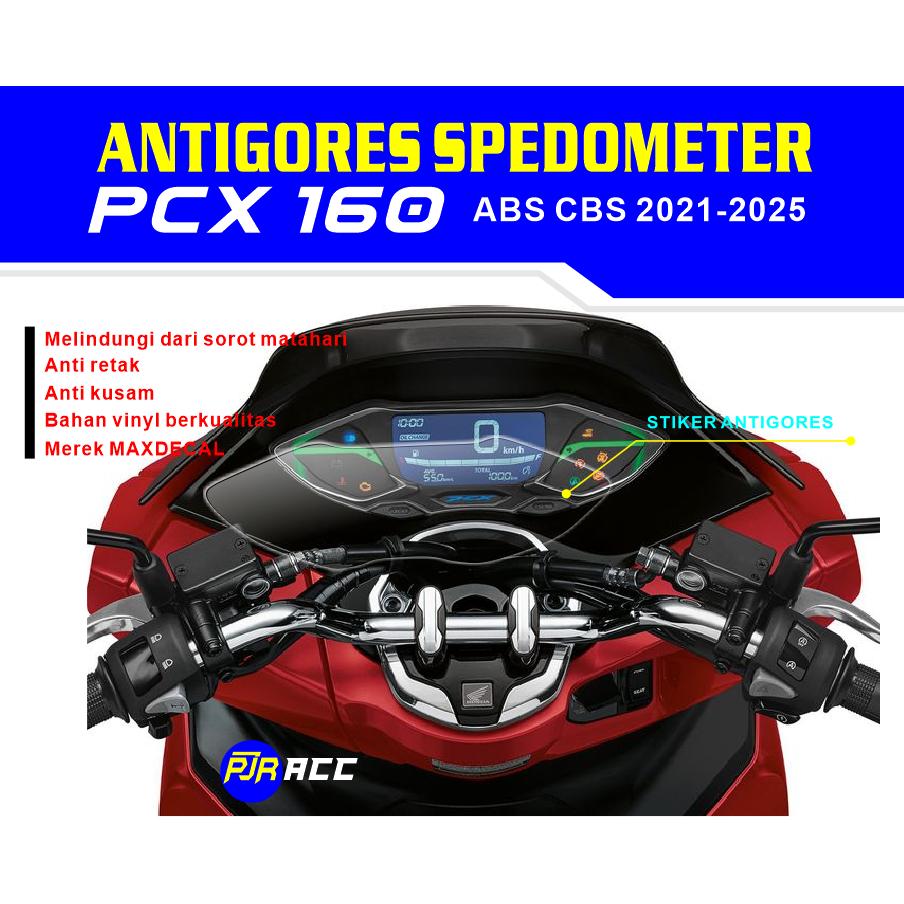 Jual stiker sticker antigores spidometer PCX 160 2021-2025 abs cbs ...