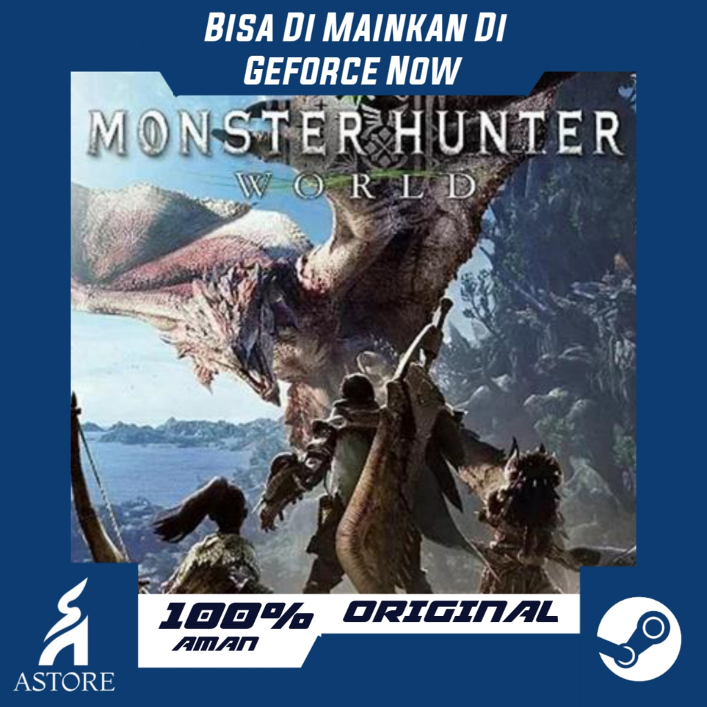 Jual Monster Hunter World STE4M SHARING | BISA DIMAINKAN DI GEFORCE NOW ...