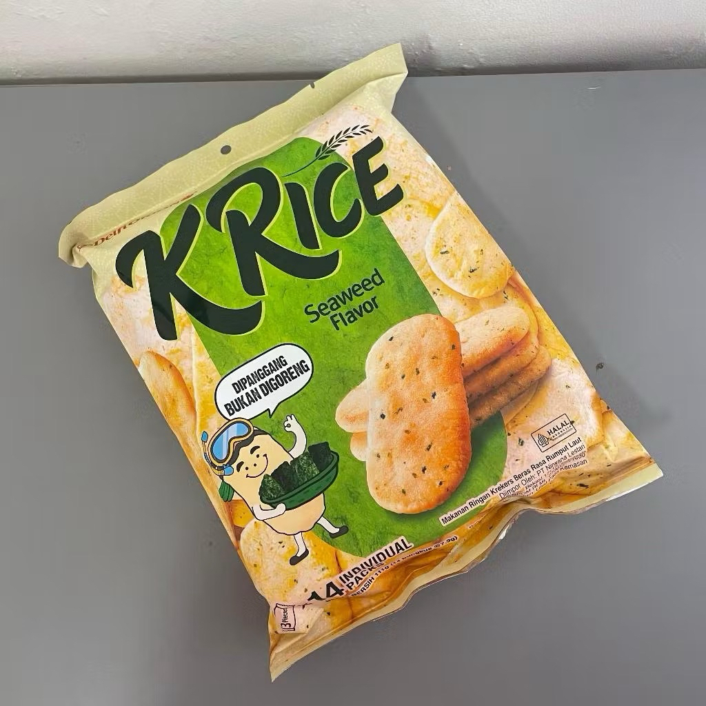 Jual TERMURAH!! DELFI ORION K'RICE CHEESE POTATO / SEAWEED / SWEET ORI ...