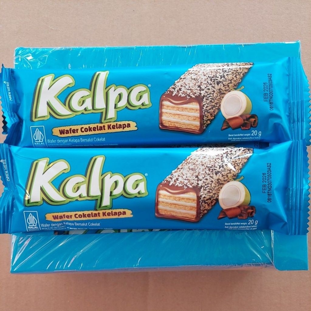 Jual Kalpa Snack Coklat Kelapa 1 Kotak Isi 12 pcs | Shopee Indonesia