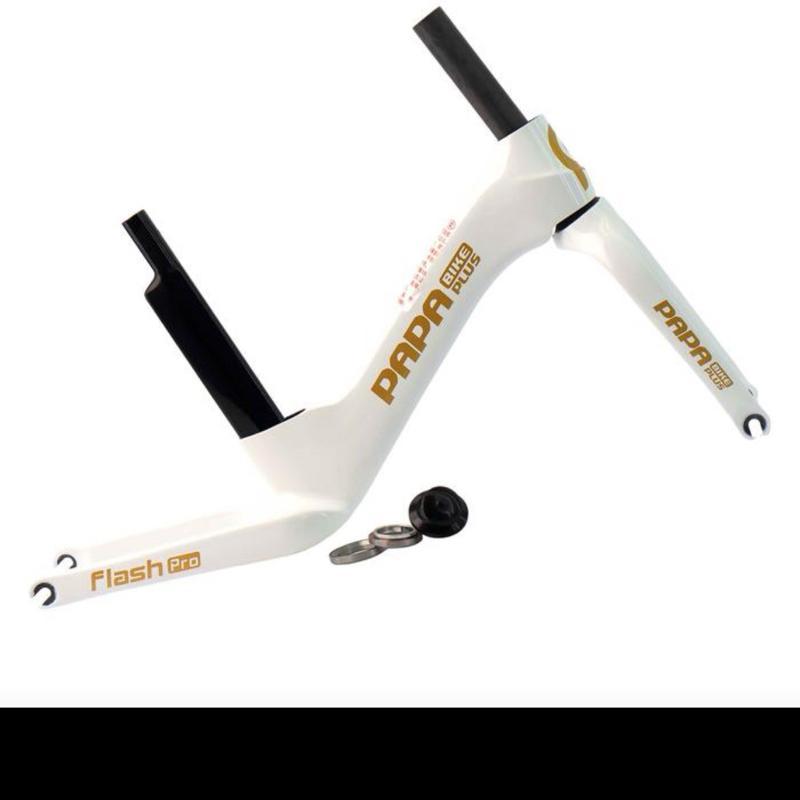 Jual Frame PAPA Bike Flash Pro Carbon 12 Inch White Gold Mark Push ...