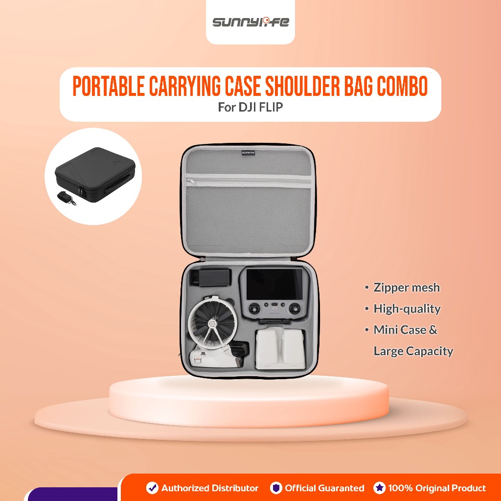 Jual SUNNYLIFE Portable Carrying Hard Case for DJI FLIP Waterproof ...